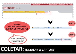 Tutorial EndNote Basic - completo | PPT