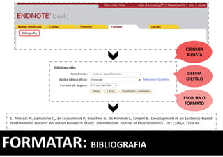 Tutorial EndNote Basic - completo | PPT