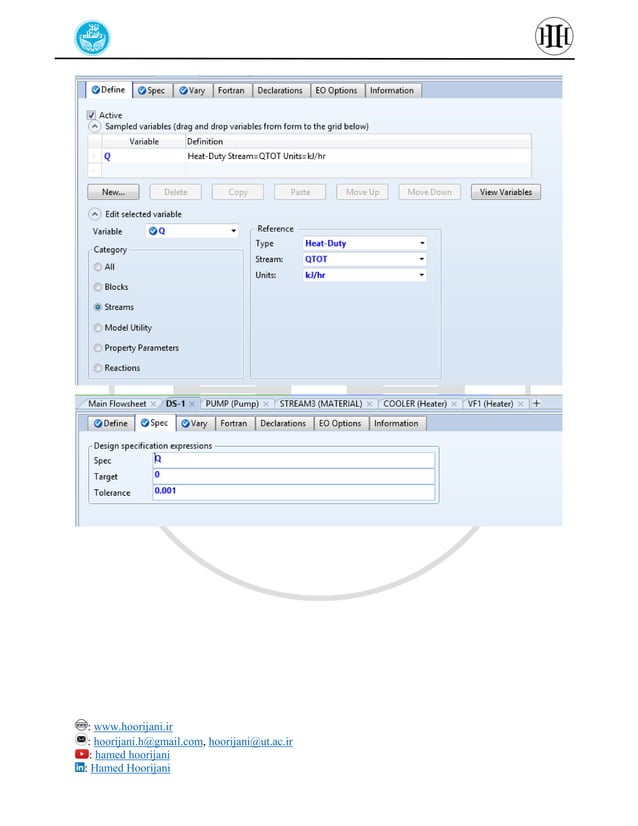 Aspen Plus Tutorial - LHHW - reverse propane cycle | PDF