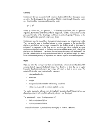 Tutorial epanet | PDF