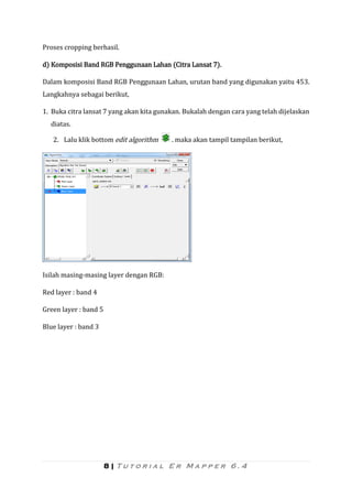 TUTORIAL ERMAPPER | PDF