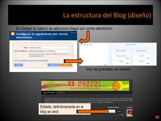 Tutorial estructura del blog | PPT