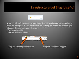Tutorial estructura del blog | PPT