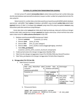 Tutorial etl | DOCX