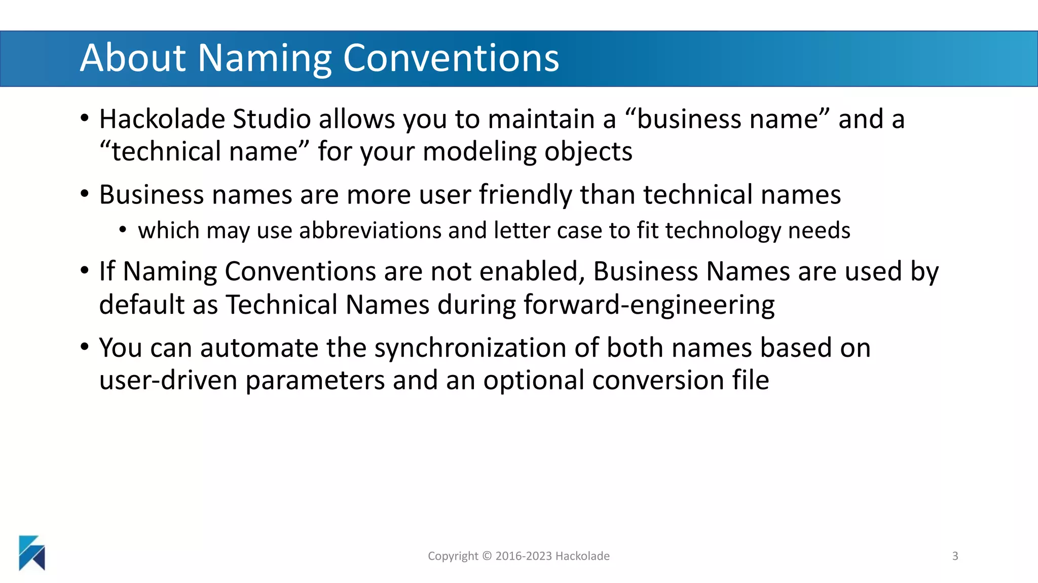 Tutorial Expert How-To - Naming Conventions | PPT