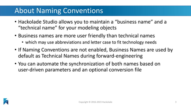Tutorial Expert How To Naming Conventions Ppt
