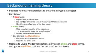 Tutorial Expert How-To - Verify Data Model | PDF