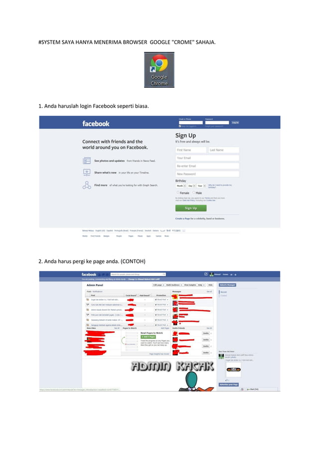 Tutorial Facebook Page Auto Invite | PDF