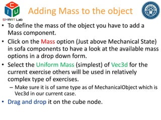First Tutorial - Falling cube | PPTX | 3-D Graphics | Computer Software and Applications