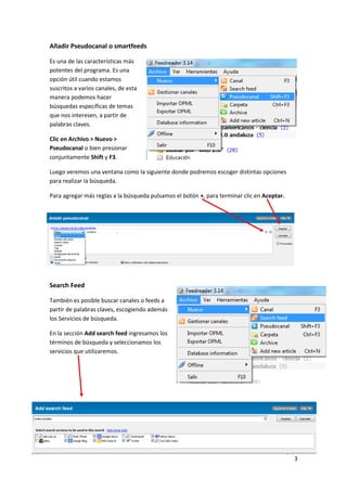 Tutorial feedreader | PDF