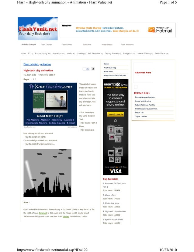Tutorial flash | PDF