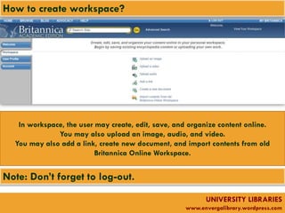 How To Use Britannica Academic Edition Pptx