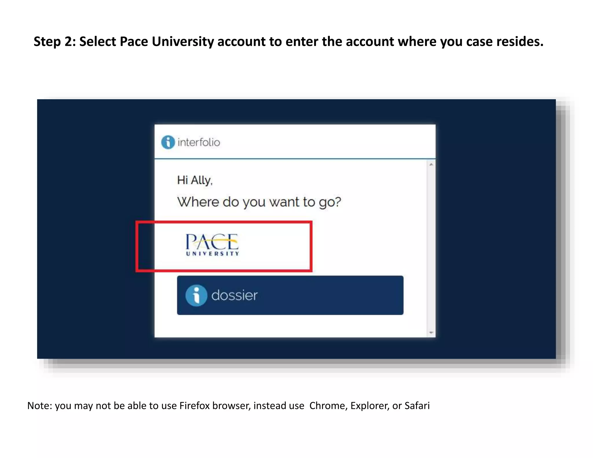 Tutorial for candidates using pace university | PPTX | Education
