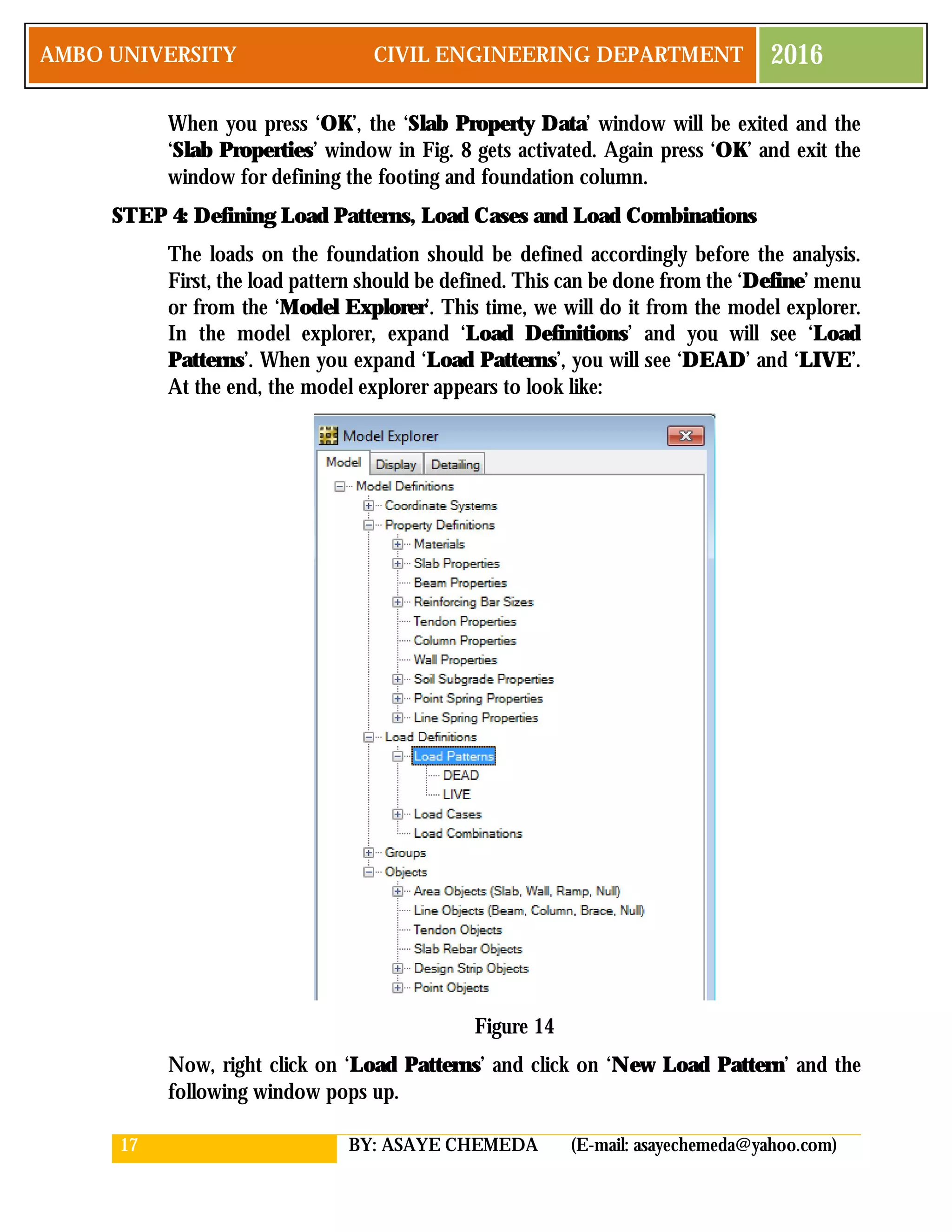 Tutorial for design of foundations using safe | PDF