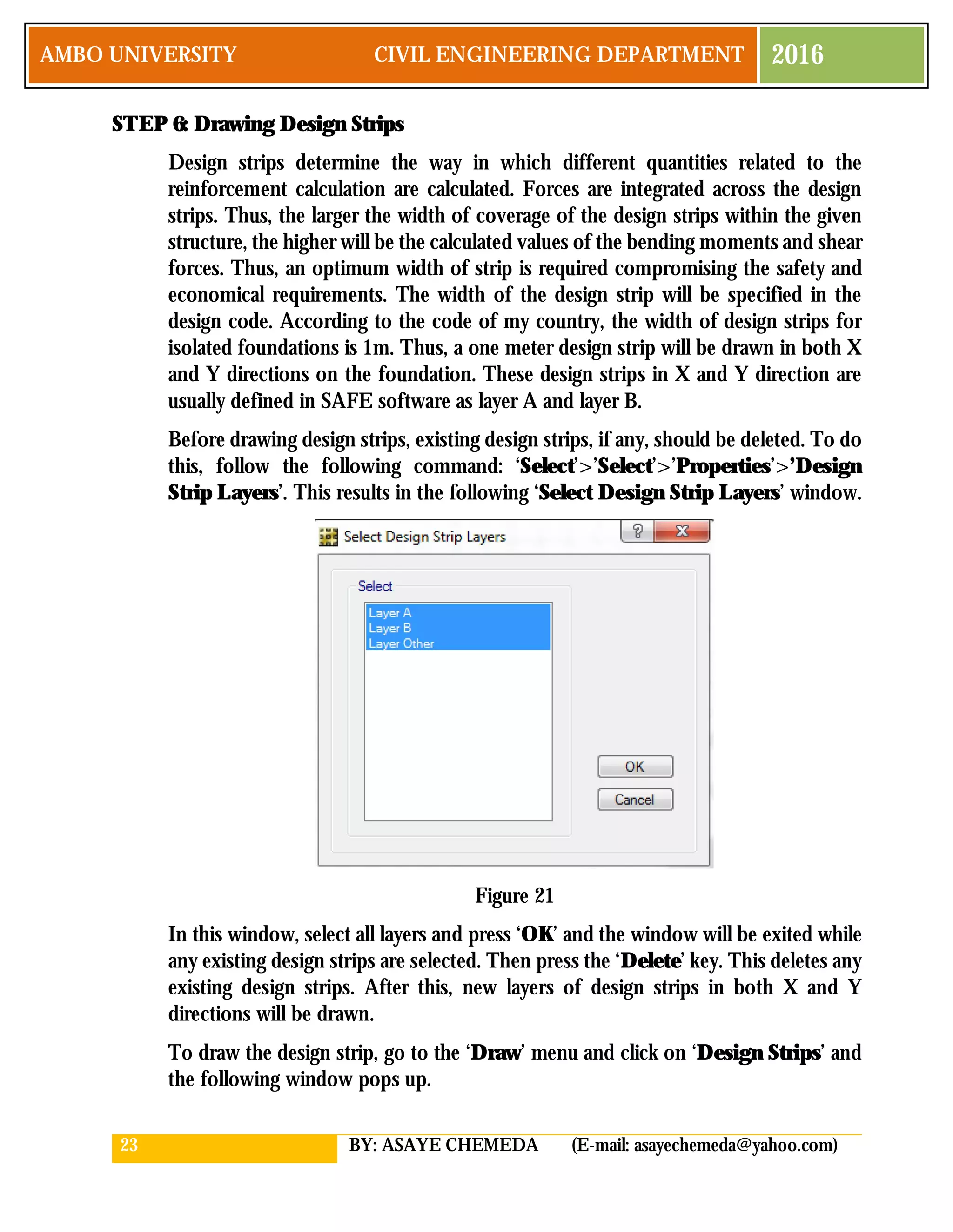 Tutorial for design of foundations using safe | PDF
