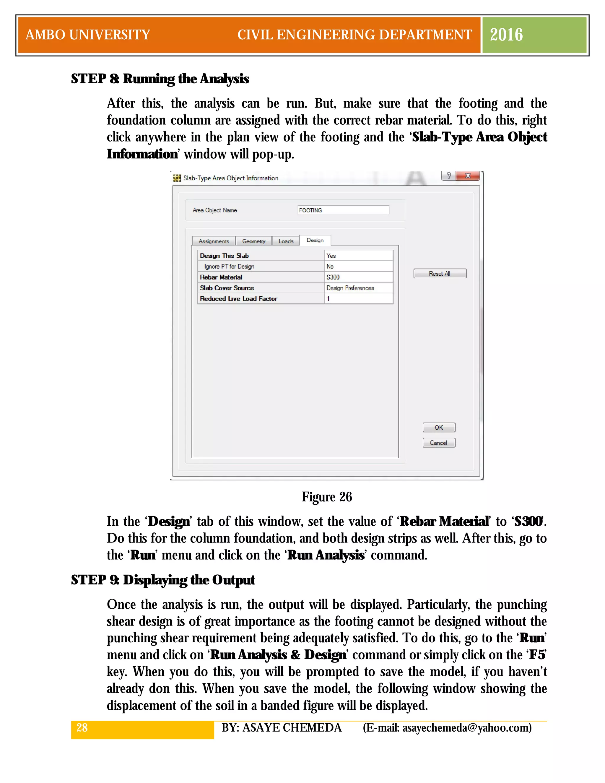 Tutorial for design of foundations using safe | PDF