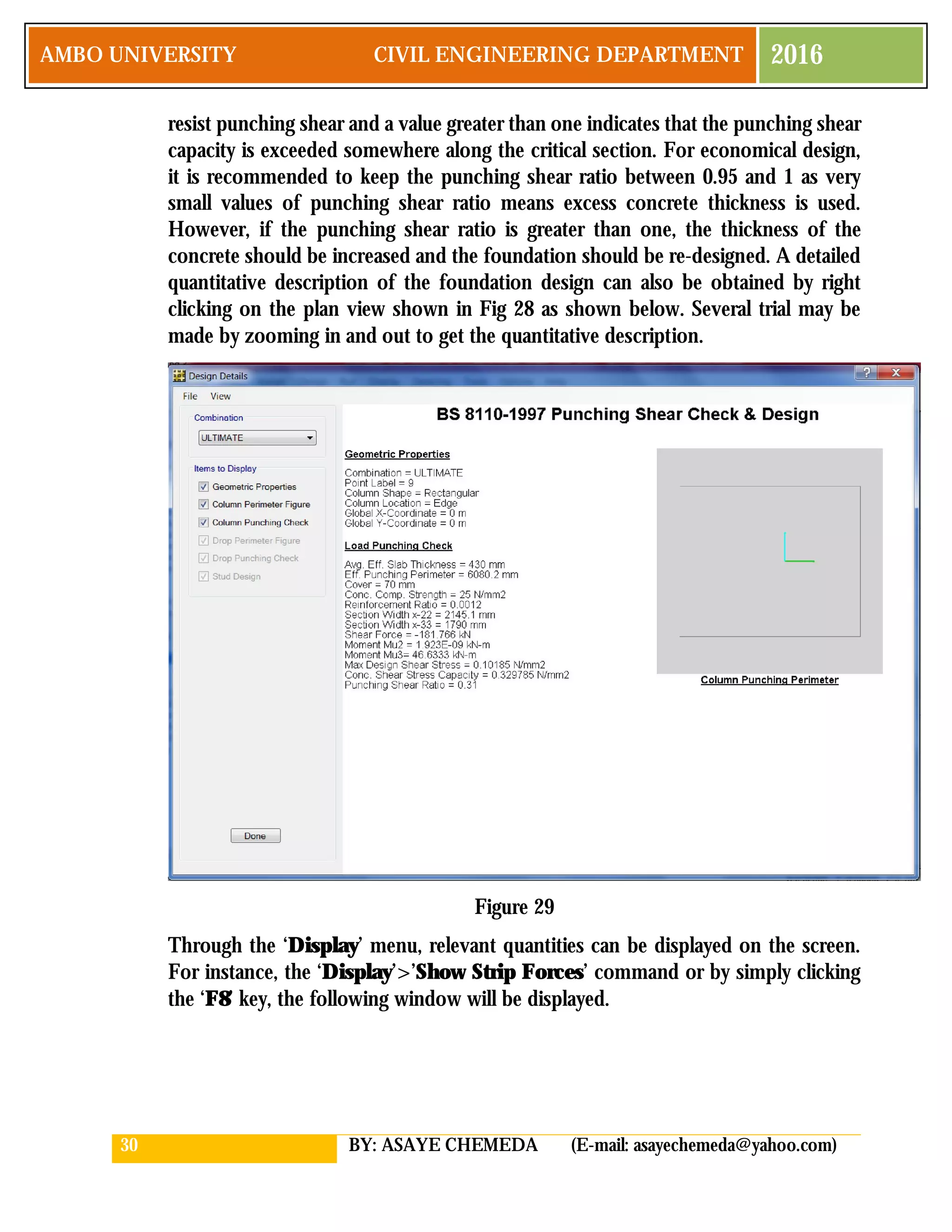 Tutorial for design of foundations using safe | PDF