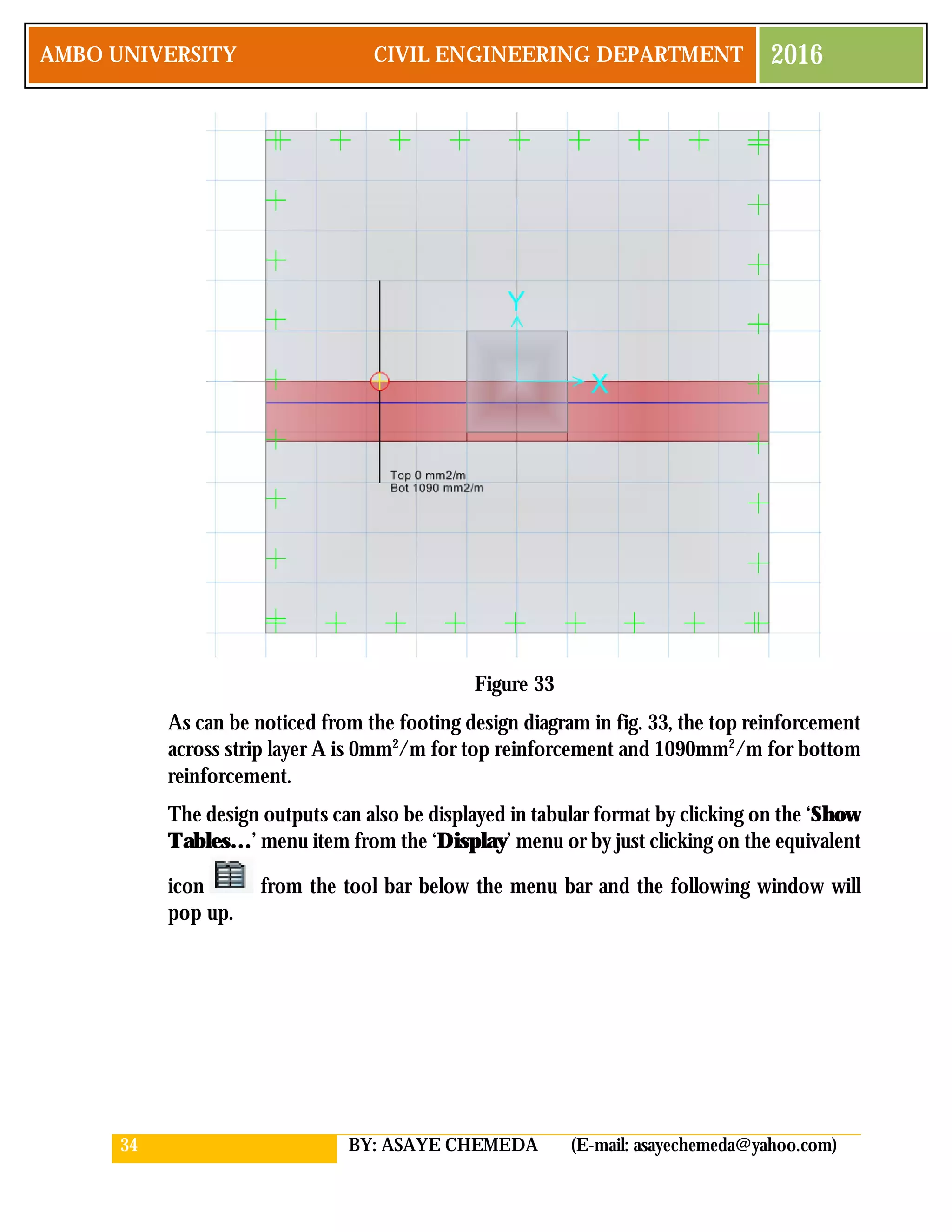 Tutorial for design of foundations using safe | PDF