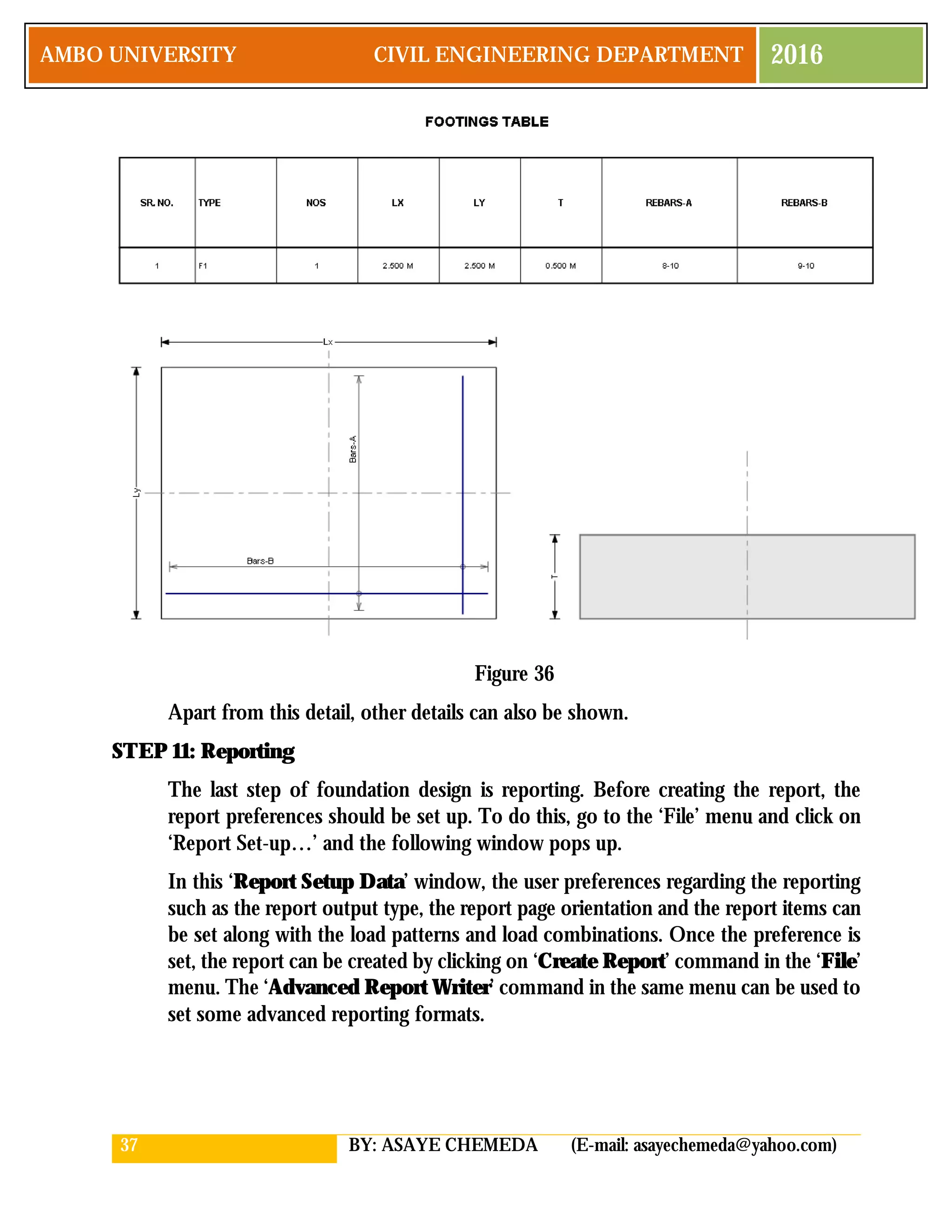 Tutorial for design of foundations using safe | PDF