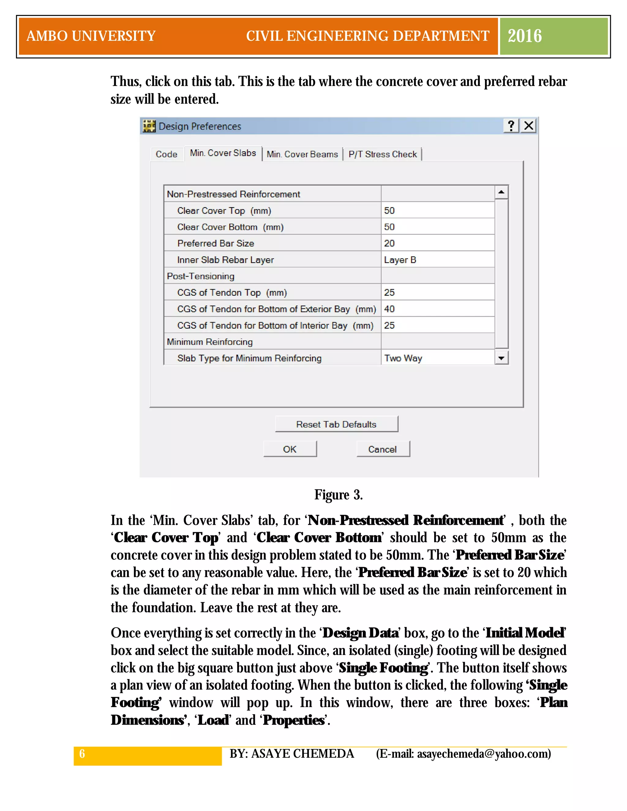 Tutorial for design of foundations using safe | PDF