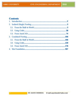 Tutorial for design of foundations using safe | PDF