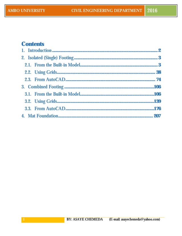 Tutorial for design of foundations using safe | PDF