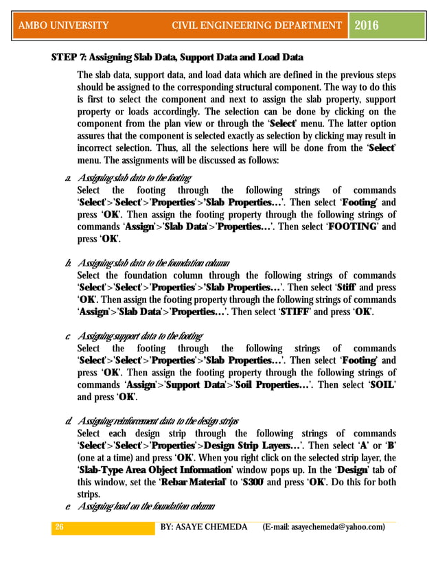 Tutorial for design of foundations using safe | PDF