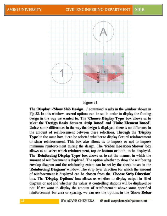 Tutorial for design of foundations using safe | PDF