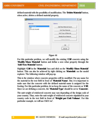 Tutorial for design of foundations using safe | PDF