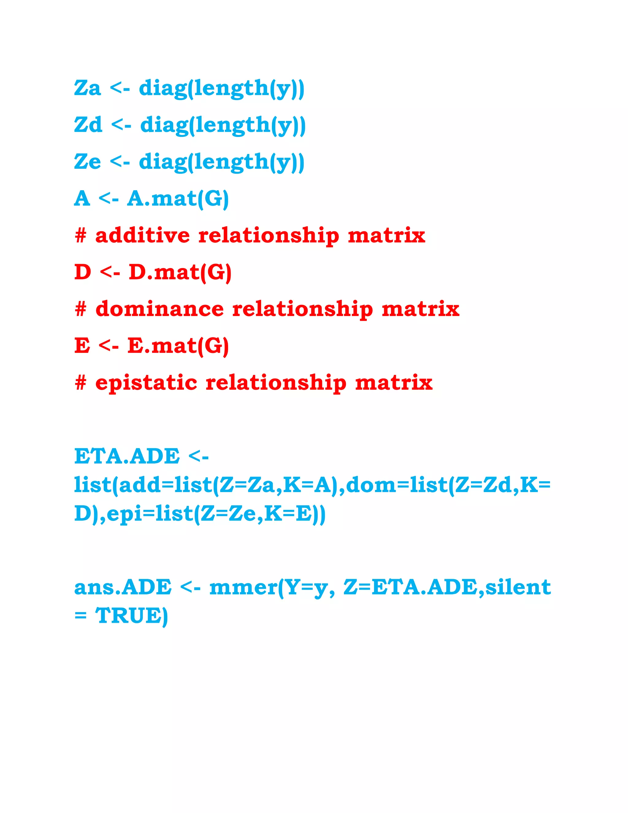 Tutorial for Estimating Broad and Narrow Sense Heritability using R | PDF