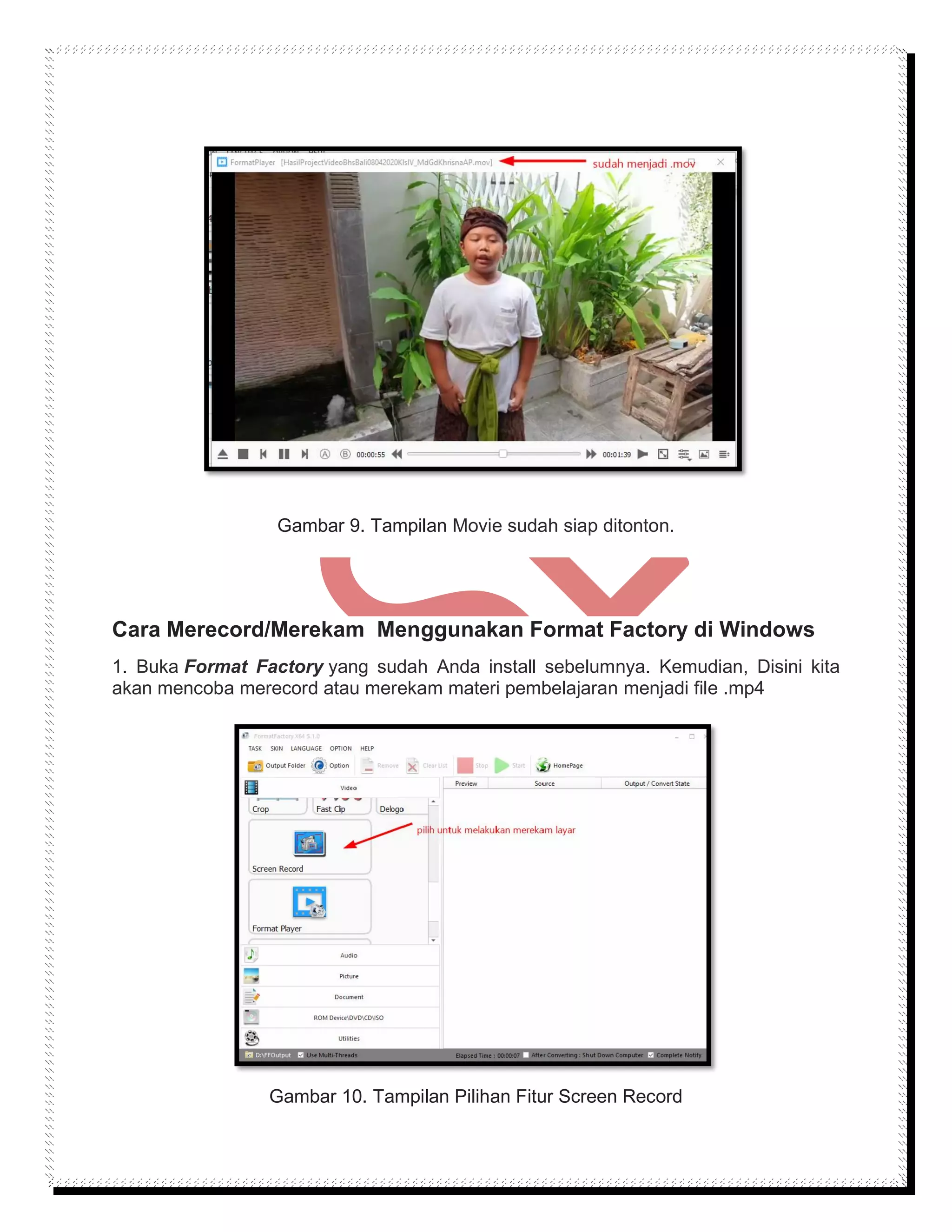Tutorial format factory | PDF