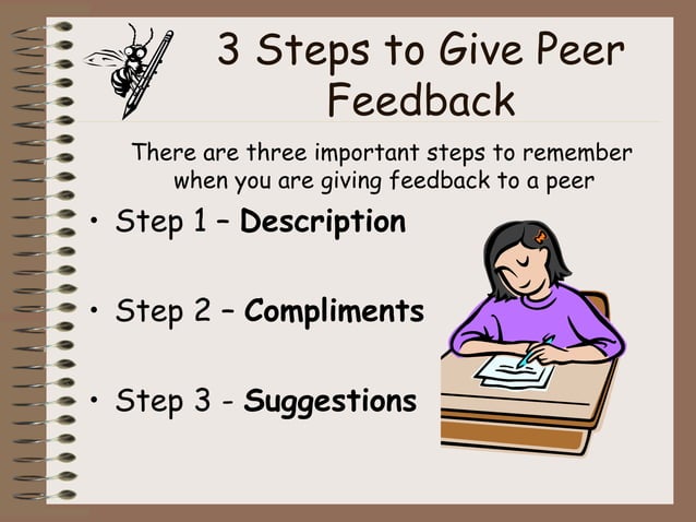Giving peer feedback | PPT | Publishing Industry | Industries