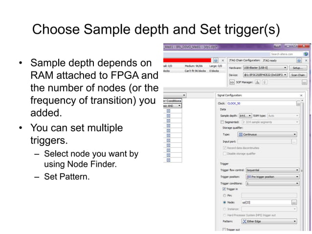 Tutorial for Quartus II’s SignalTap II Logic Analyzer | PPT