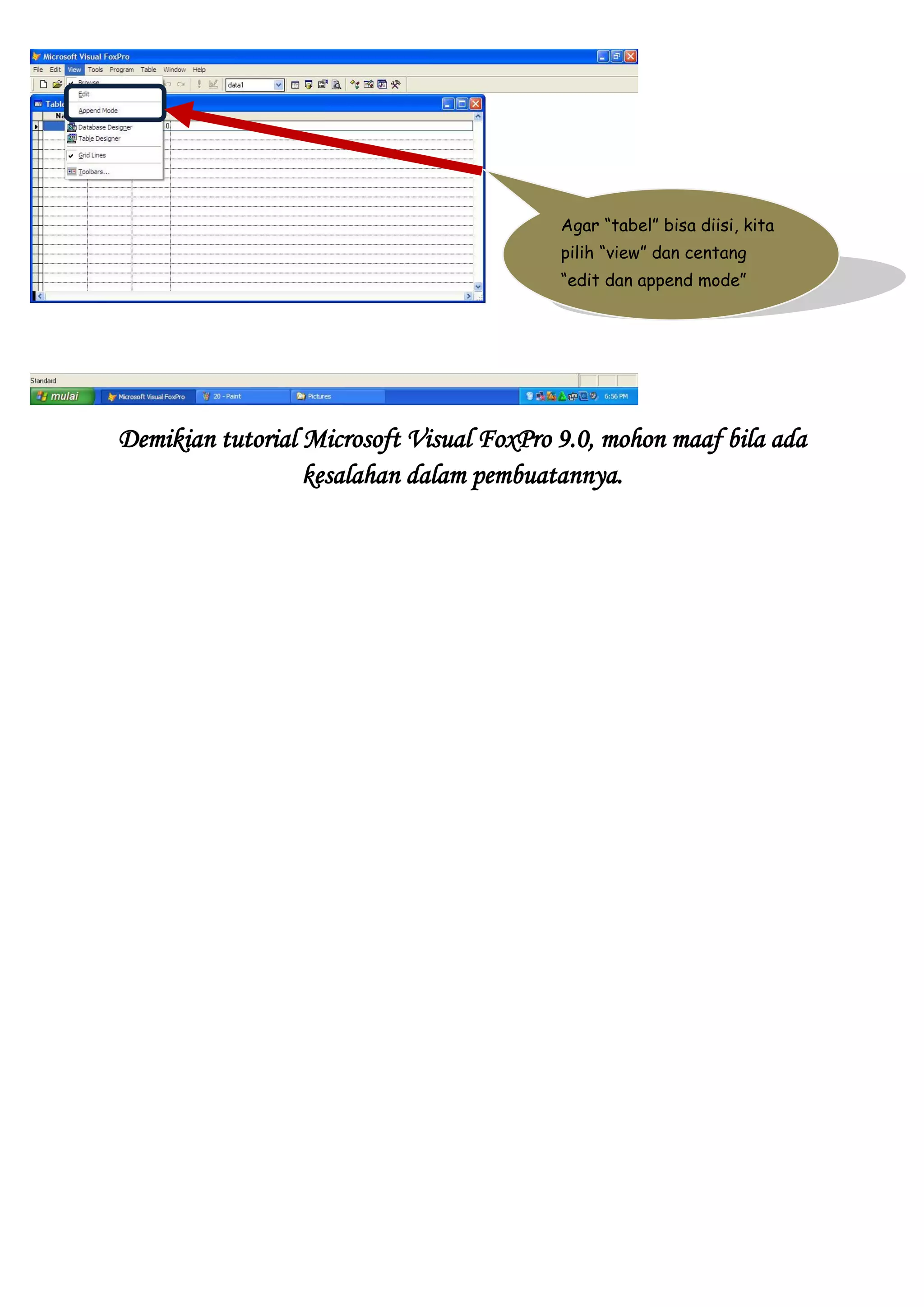 Tutorial Microsoft Visual FoxPro 9.0 | PDF