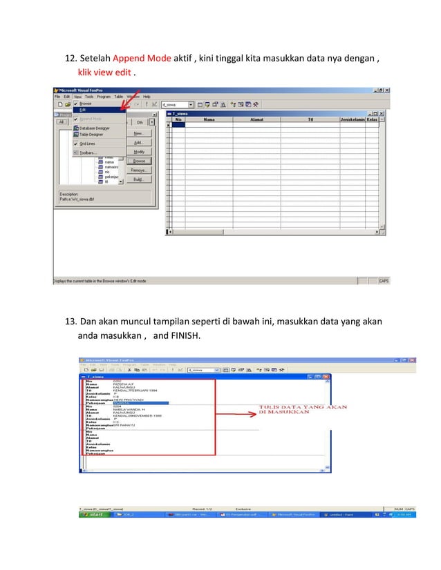 Tutorial foxpro | PDF