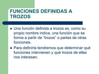 Funciones a trozos | PDF