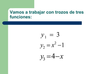 Funciones a trozos | PDF