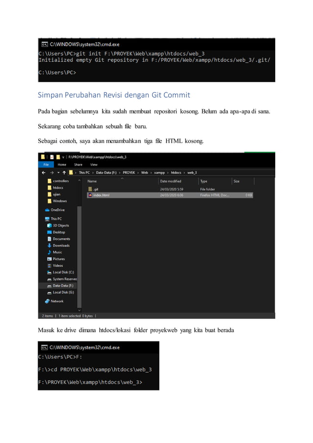 Tutorial git by sel | DOCX