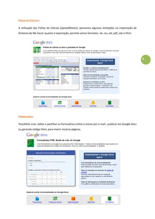 Tutorial google docs:Criação de Questionários | PDF