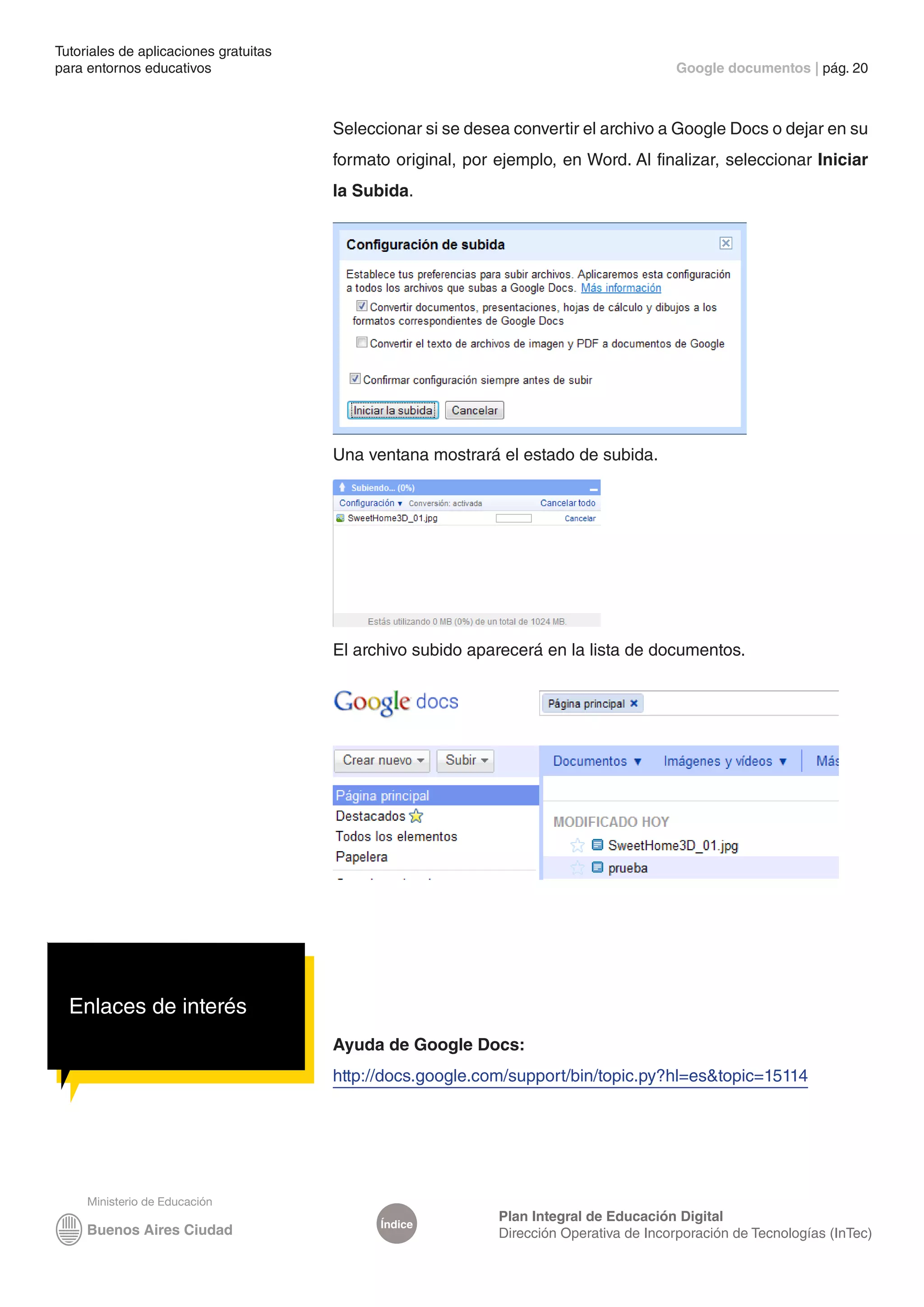 Tutorial googledocs documentos | PDF