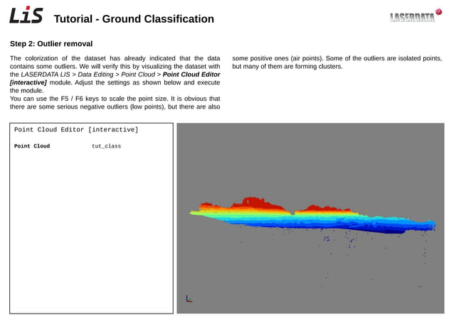 Tutorial ground classification with Laserdata LiS | PPT