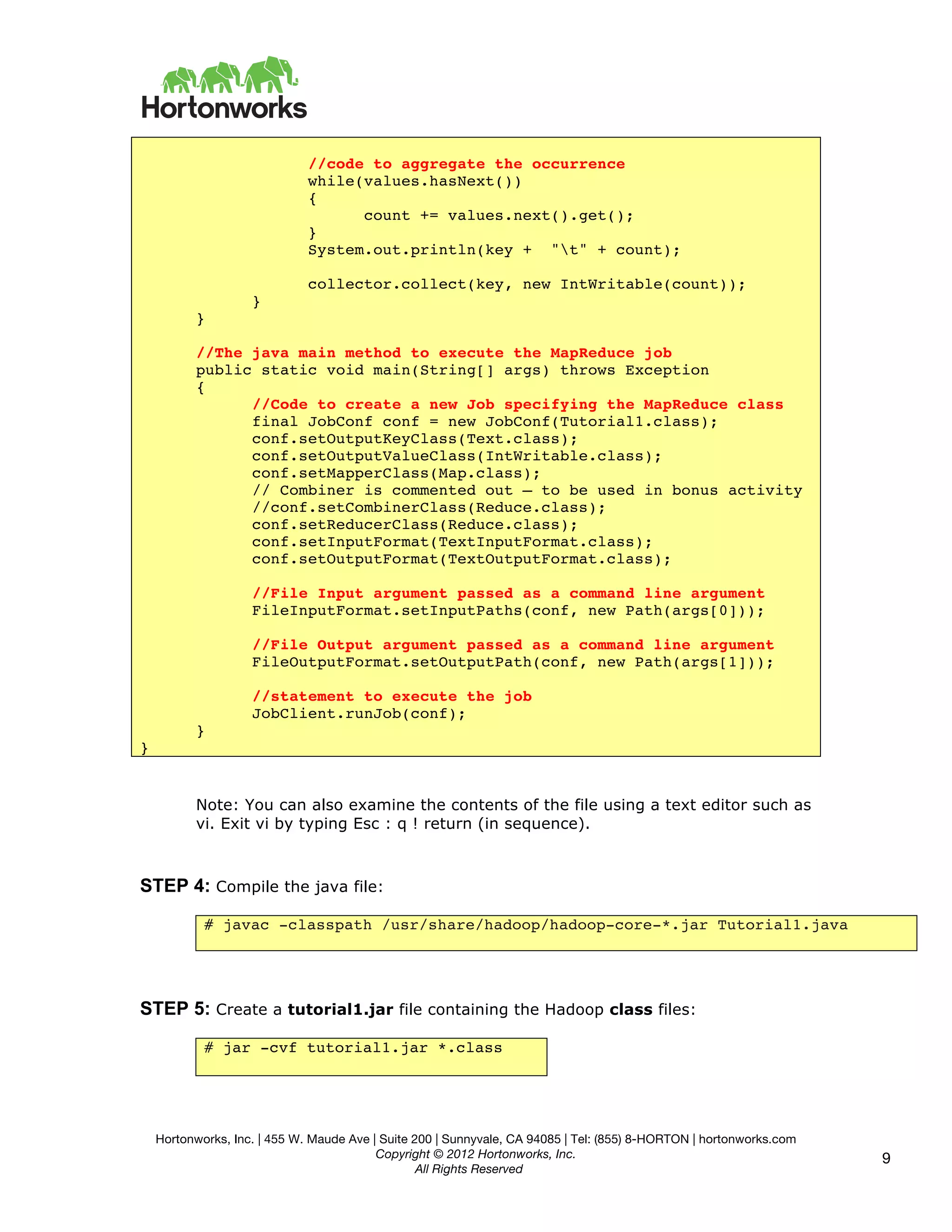 Tutorial hadoop hdfs_map_reduce | PDF | Cloud Computing | Internet