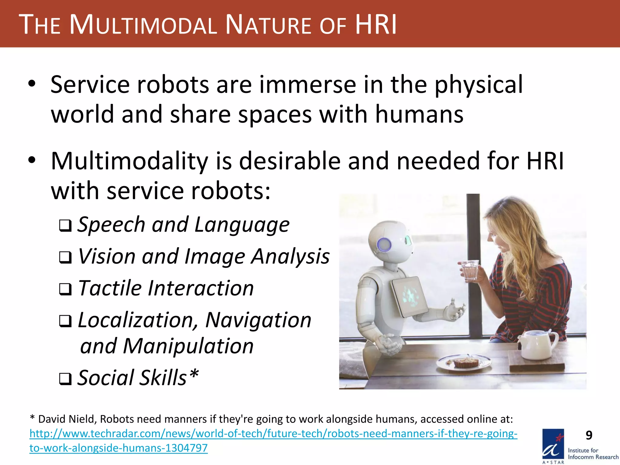 Natural Language in Human-Robot Interaction | PDF