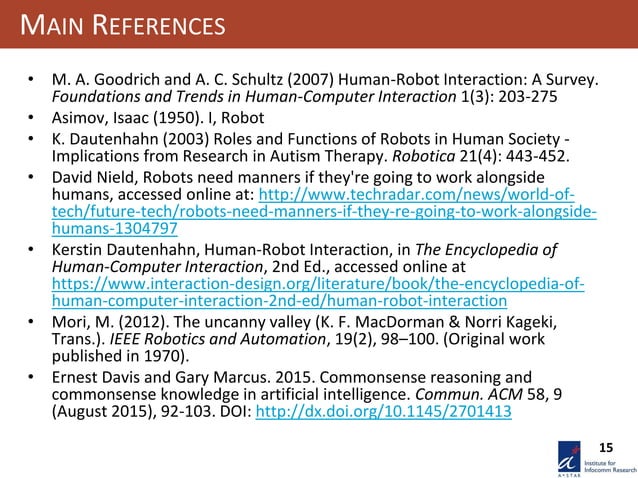 Natural Language in Human-Robot Interaction | PDF