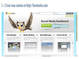Tutorial de Hootsuite | PPT