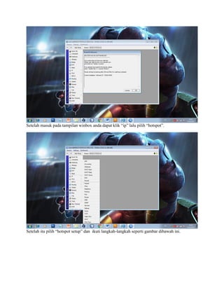 Tutorial hotspot virtual box | PDF