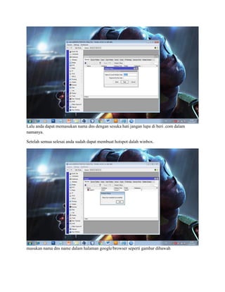 Tutorial hotspot virtual box | PDF