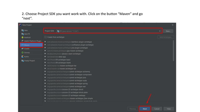 Tutorial how to create a simple maven project | PPT