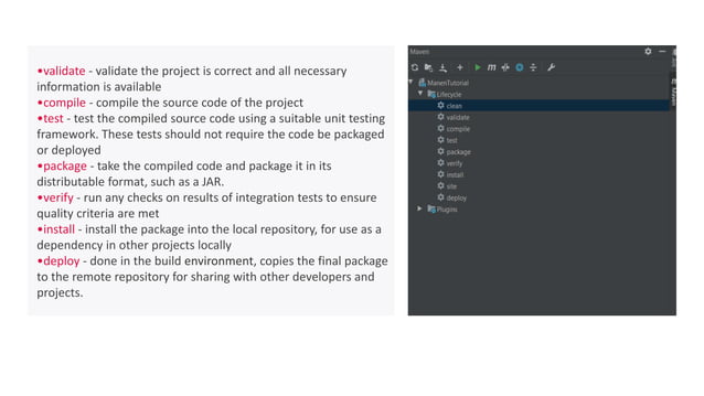 Tutorial how to create a simple maven project | PPT