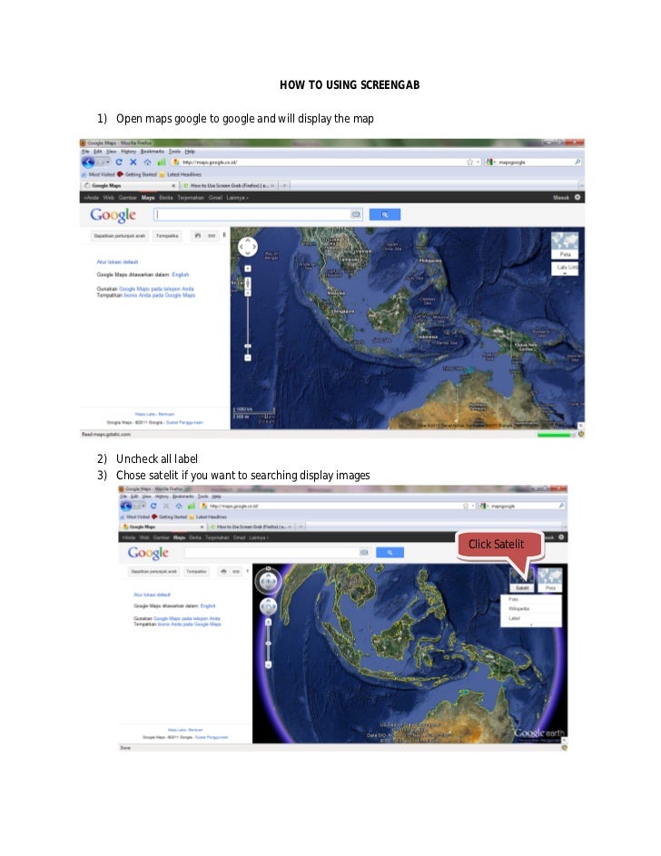 Tutorial how to use screengrab